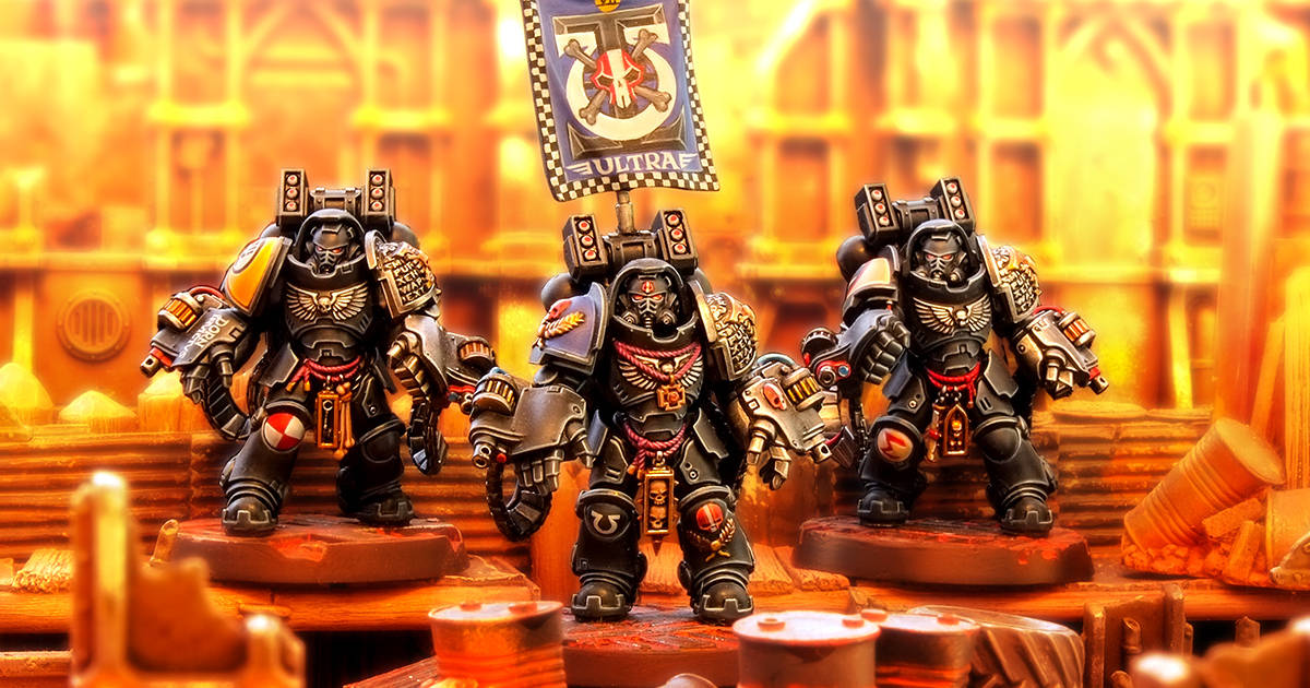Primaris Deathwatch Aggressors - Curis's Ninjabread